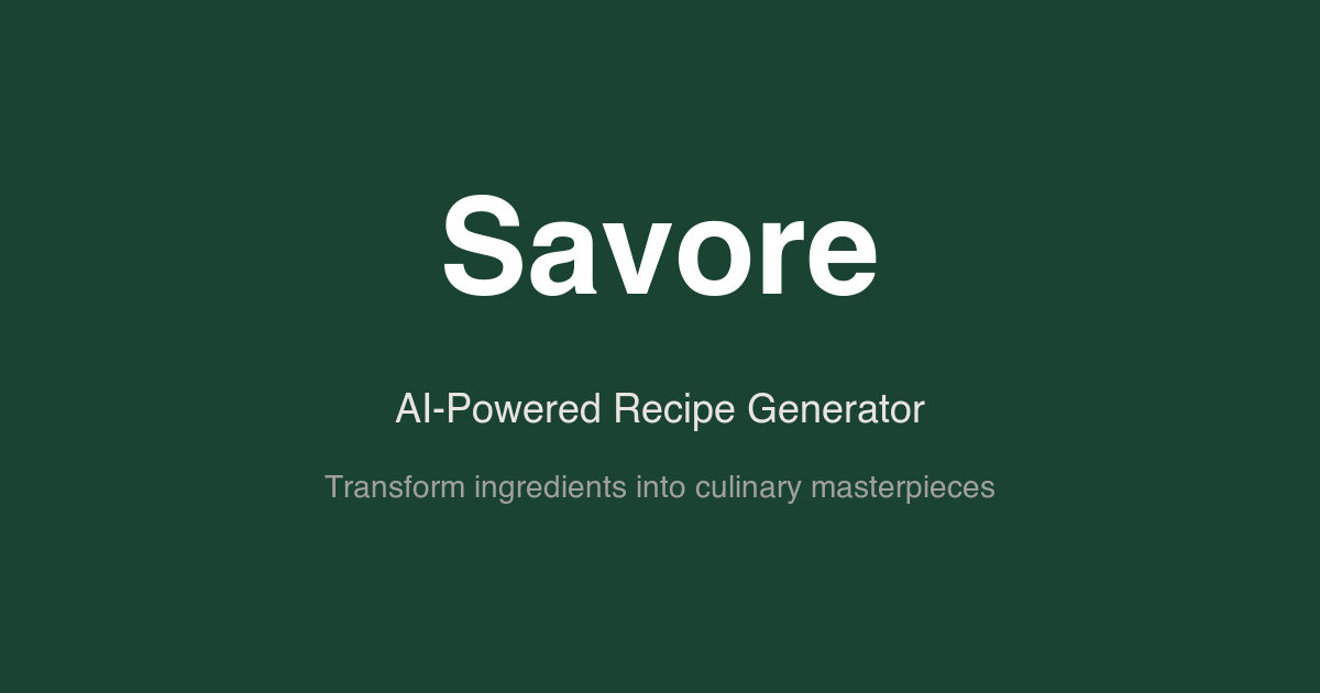 Savore
